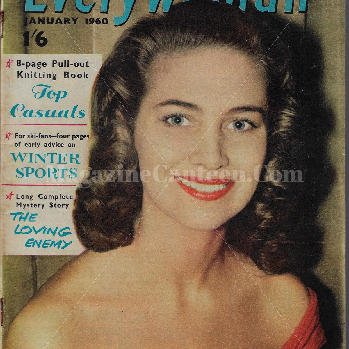 Everywoman Magazine - Barbara Cartland Googie Withers – magazine canteen