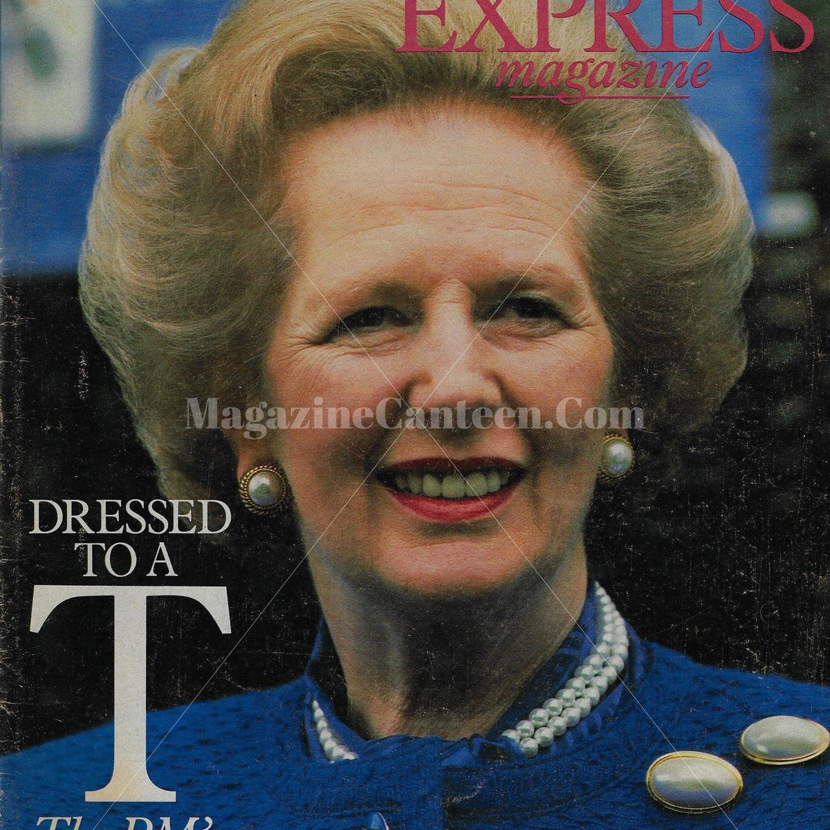 Express Magazine - Margaret Thatcher Belinda Carlisle – magazine canteen