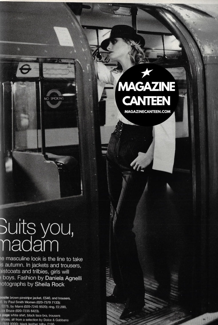 The Telegraph Magazine - GEORGINA COOPER Suits You Madam SHEILA ROCK ...