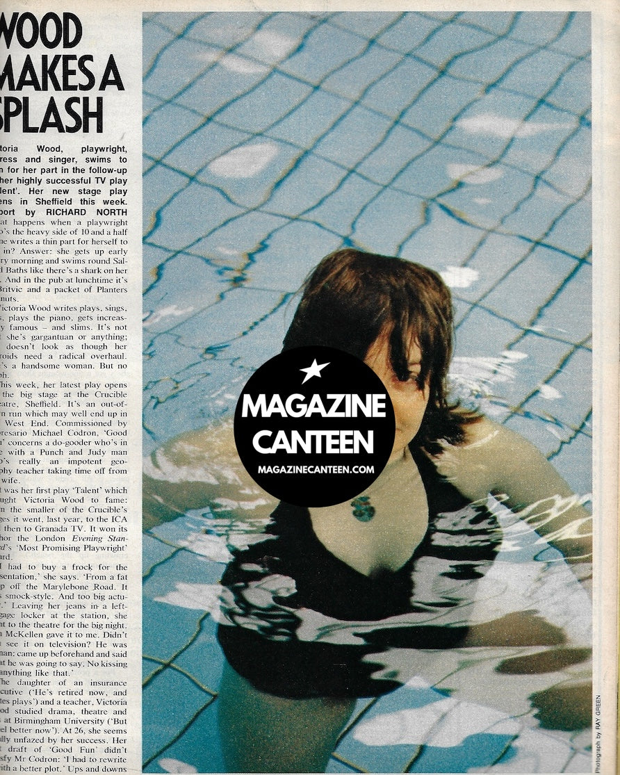 The Observer Magazine - VICTORIA WOOD Makes A Splash – magazine canteen
