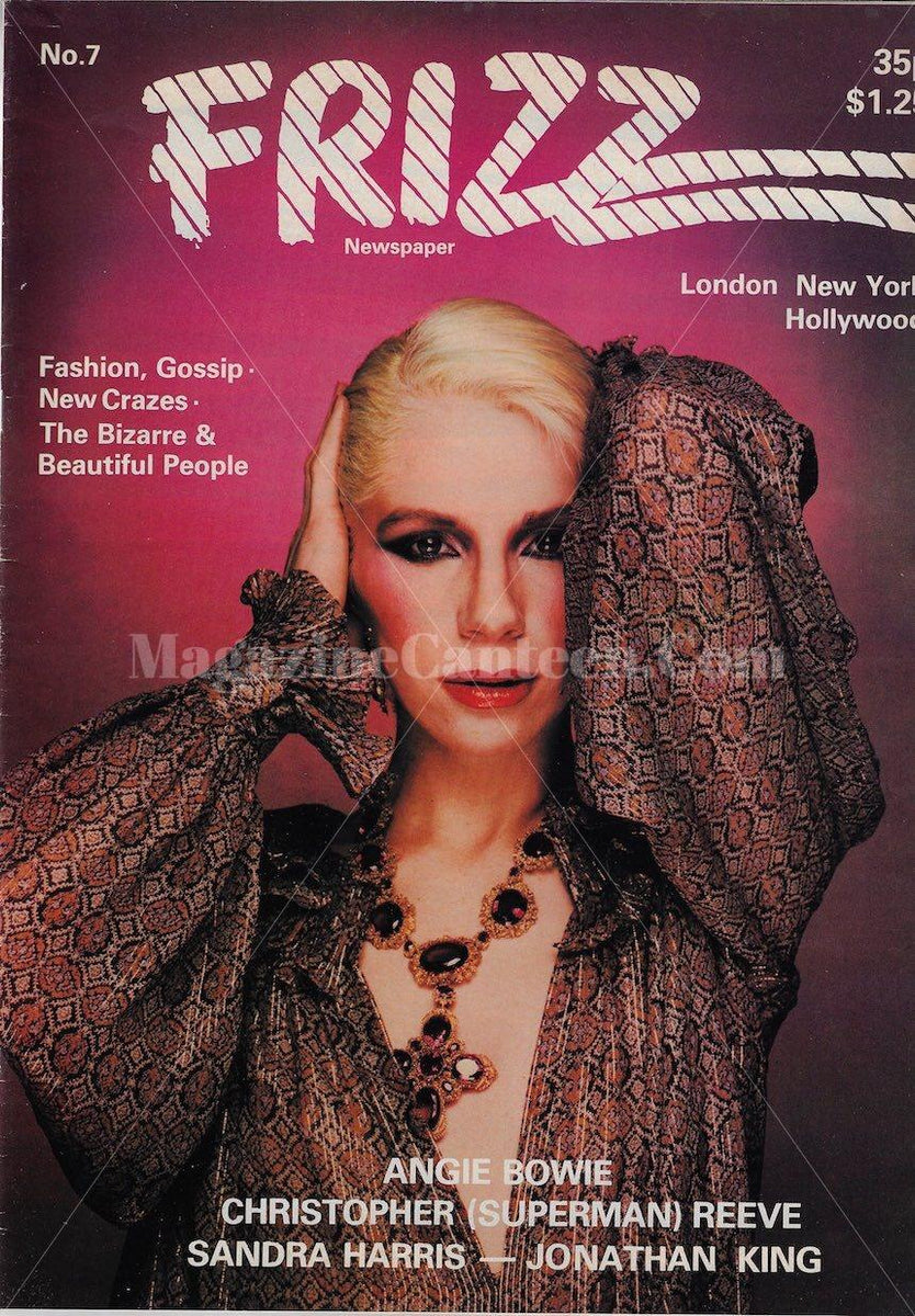 Frizz Magazine - Angie Bowie Helmut Berger – magazine canteen