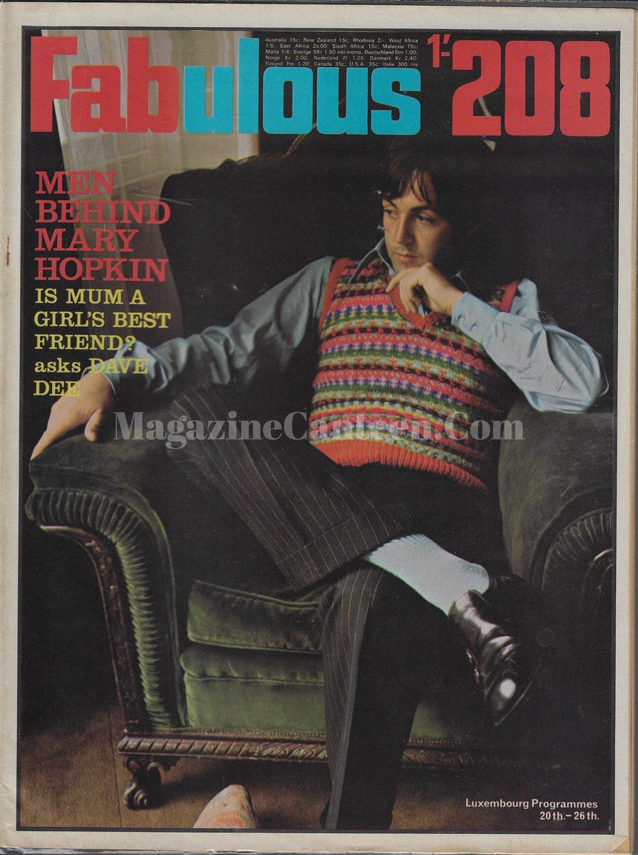 Fabulous 208 Magazine - Paul McCartney – magazine canteen