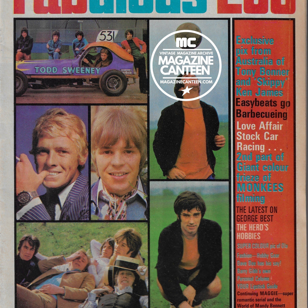 Fabulous 208 Magazine - THE EASYBEATS Tim Buckley PETER FRAMPTON ...