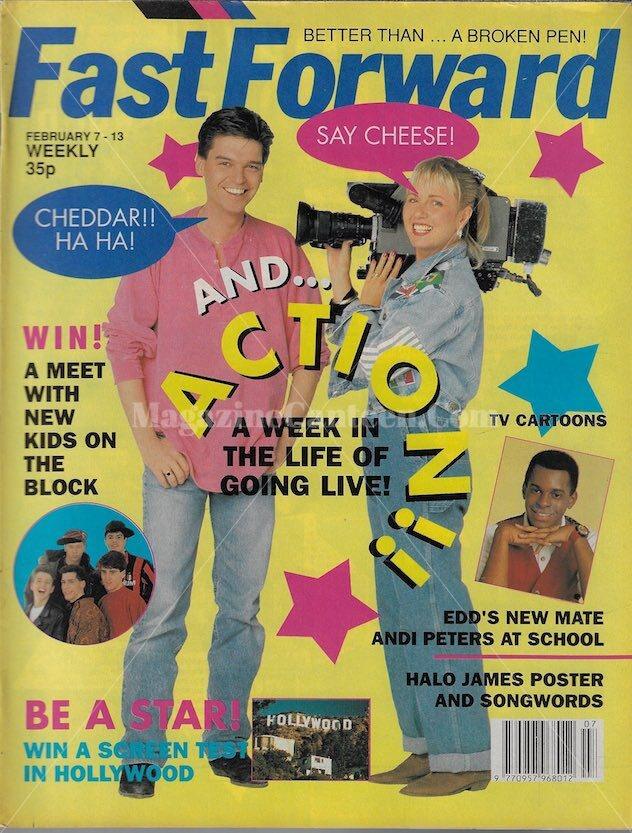 Fast Forward Magazine - Phillip Schofield Sarah Greene – magazine canteen