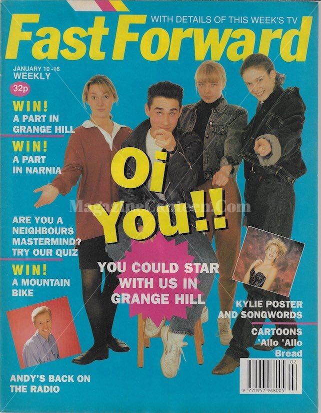 Fast Forward Magazine - Rene Zagger Grange Hill – magazine canteen