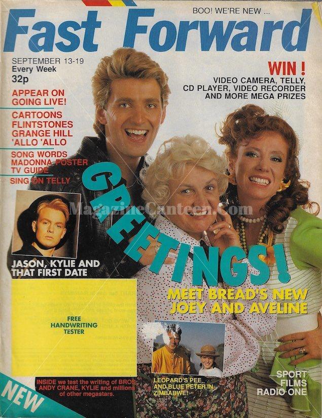 Fast Forward Magazine - Issue 1 Jason Donovan – magazine canteen