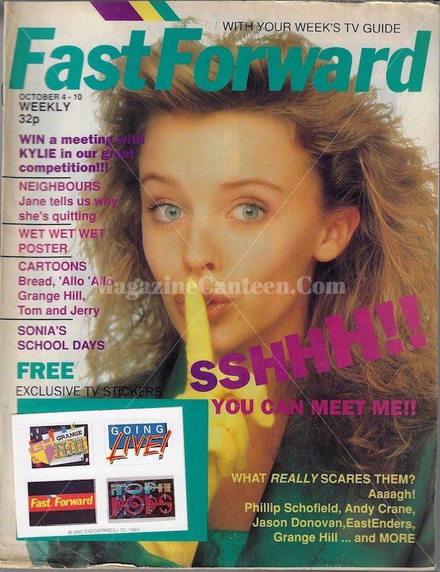 Fast Forward Magazine - Kylie Minogue Sssh – magazine canteen
