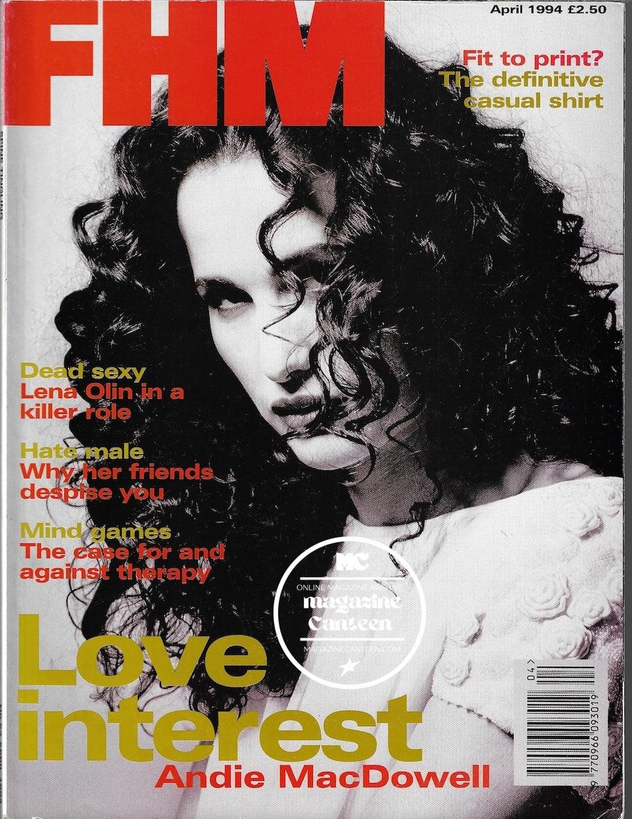 FHM Magazine - Andie MacDowell RACHEL WEISZ Scott Watson – magazine canteen