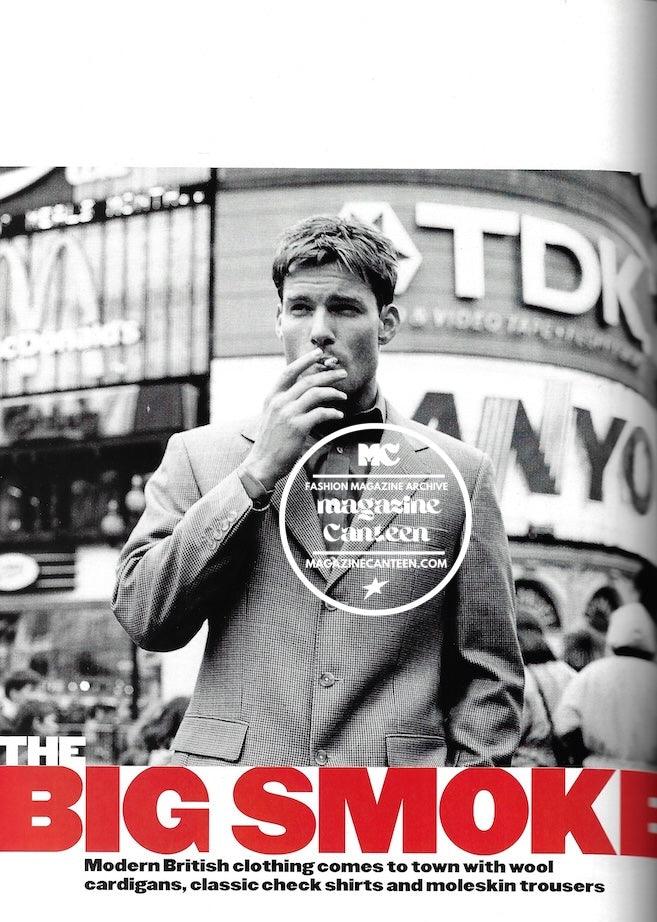 UK Magazine - Male Model ROB ENGLISH The Big Smoke – magazine canteen