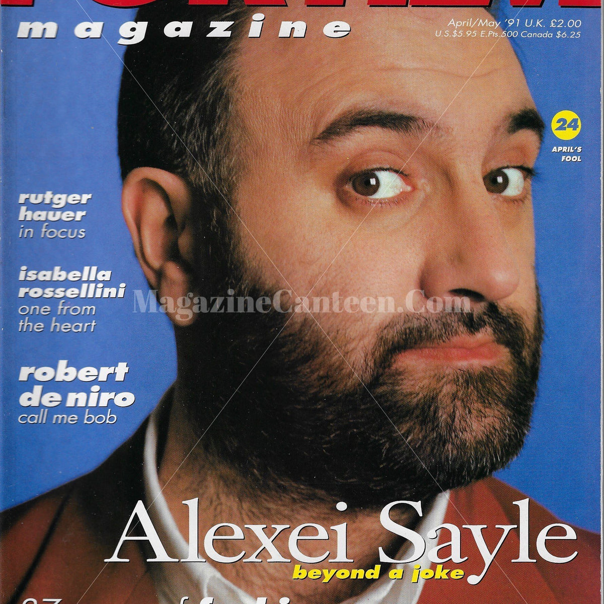 For Him Magazine - Alexei Sayle – magazine canteen