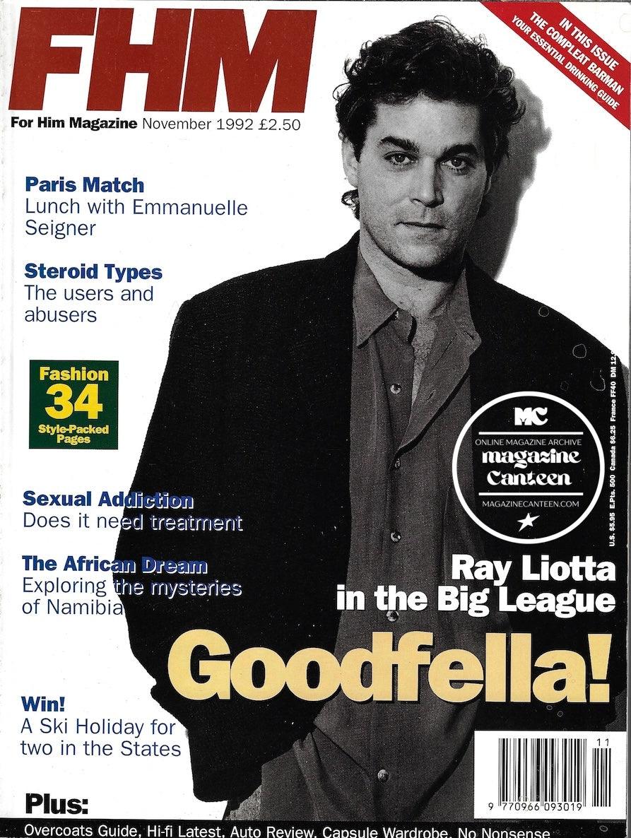 For Him Magazine - RAY LIOTTA Emmanuelle Seigner TREVOR LEIGHTON ...