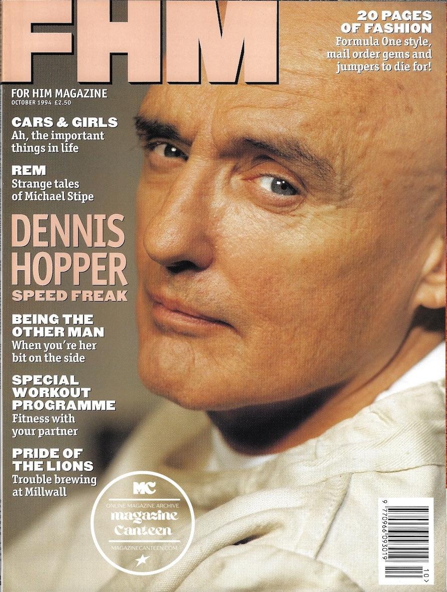 FHM Magazine - DENNIS HOPPER Milla Jovovich LARA FLYNN BOYLE – magazine ...