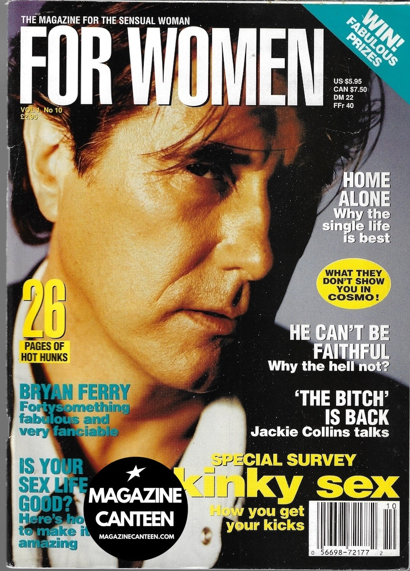 For Women Magazine - BRYAN FERRY Tony Pacino SEAN YOUNG Peter Ashworth ...