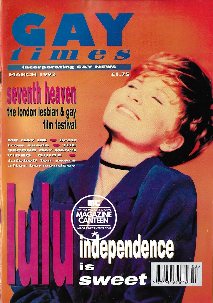 Gay Times Magazine - Lulu BRETT ANDERSON Suede – magazine canteen