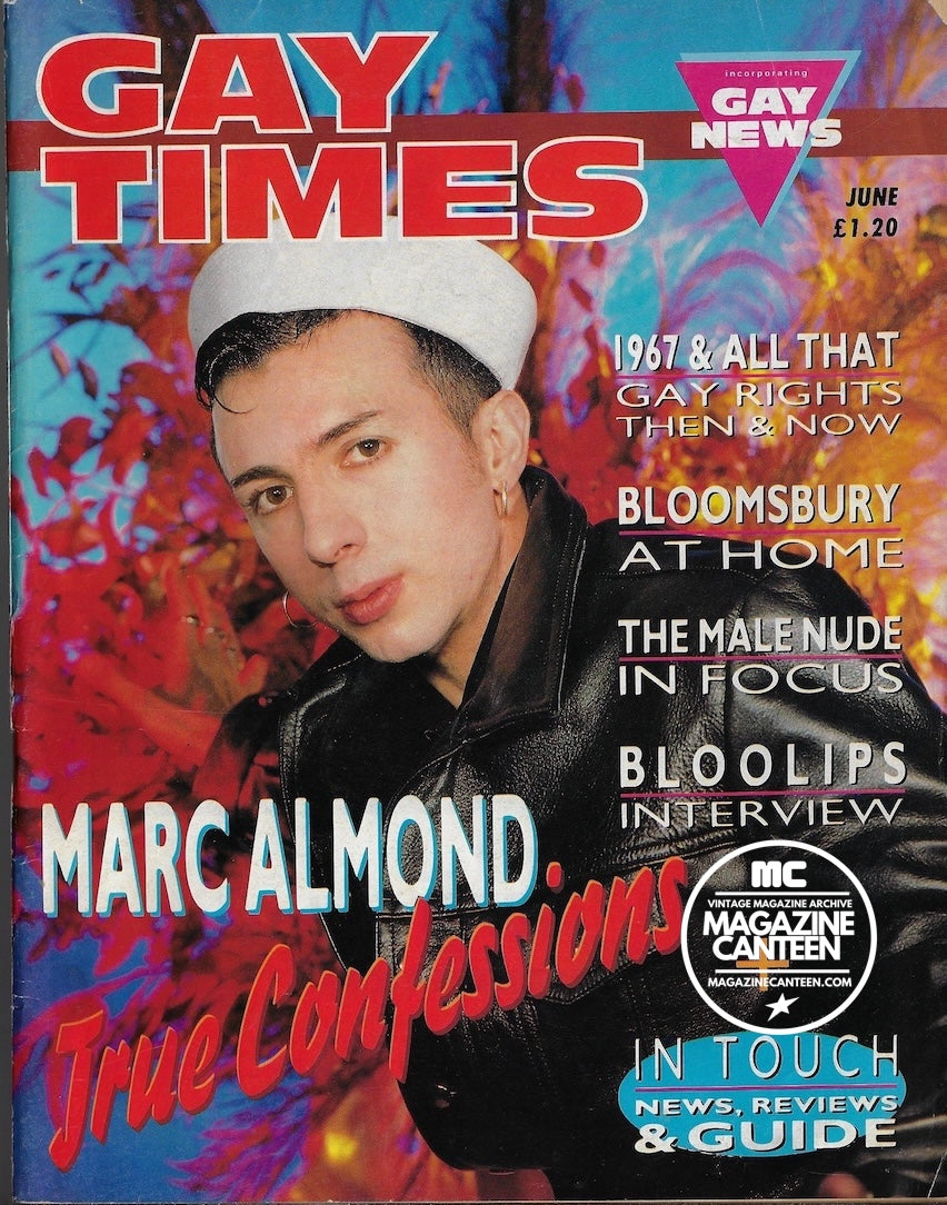 Gay Times Magazine - Marc Almond Peter Ashworth – magazine canteen