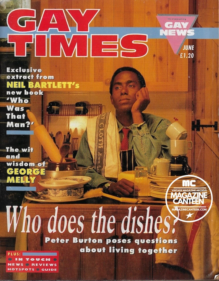 Gay Times Magazine - Bill Short GEORGE MELLY Christian McEwan ...