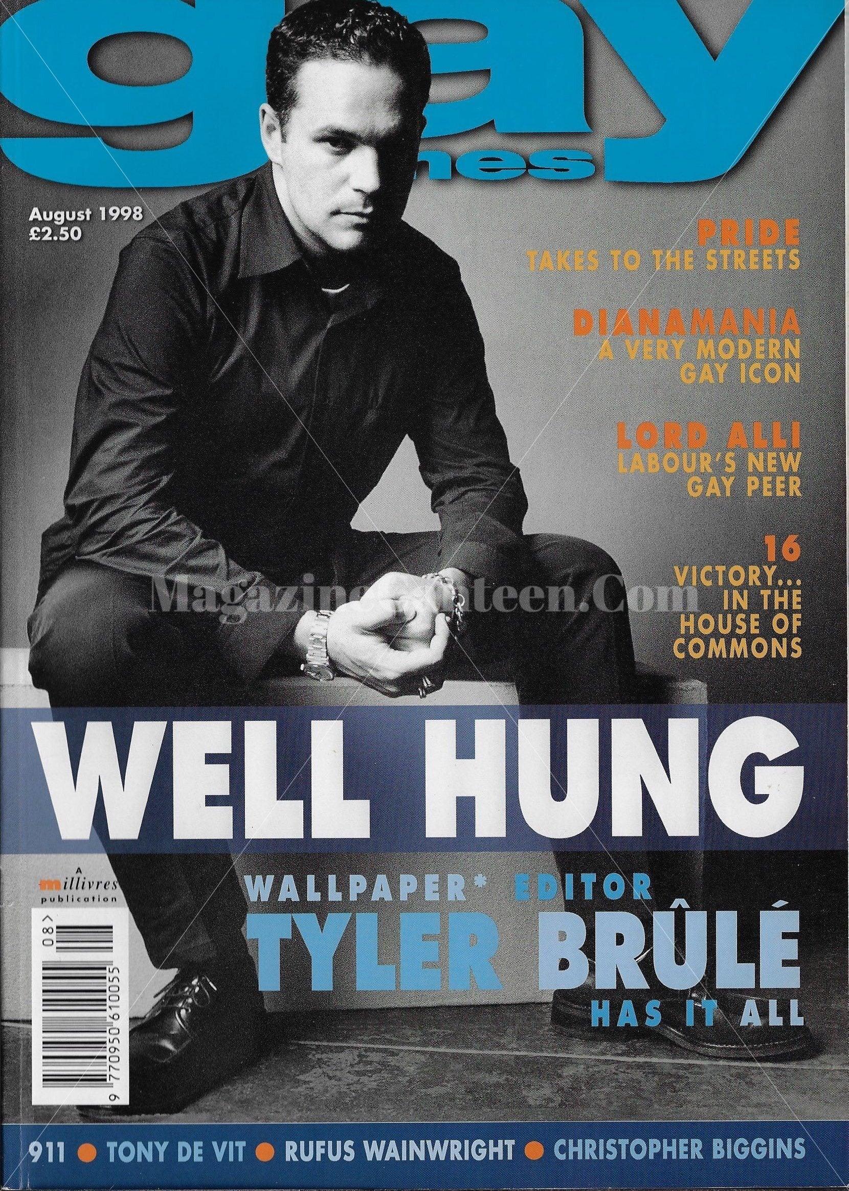 Gay Times Magazine - Tyler Brule – magazine canteen