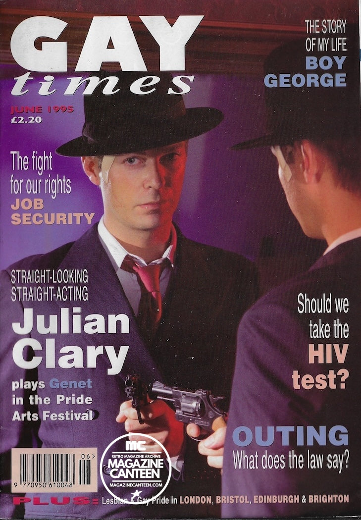 Gay Times Magazine - Julian Clary Boy George – magazine canteen
