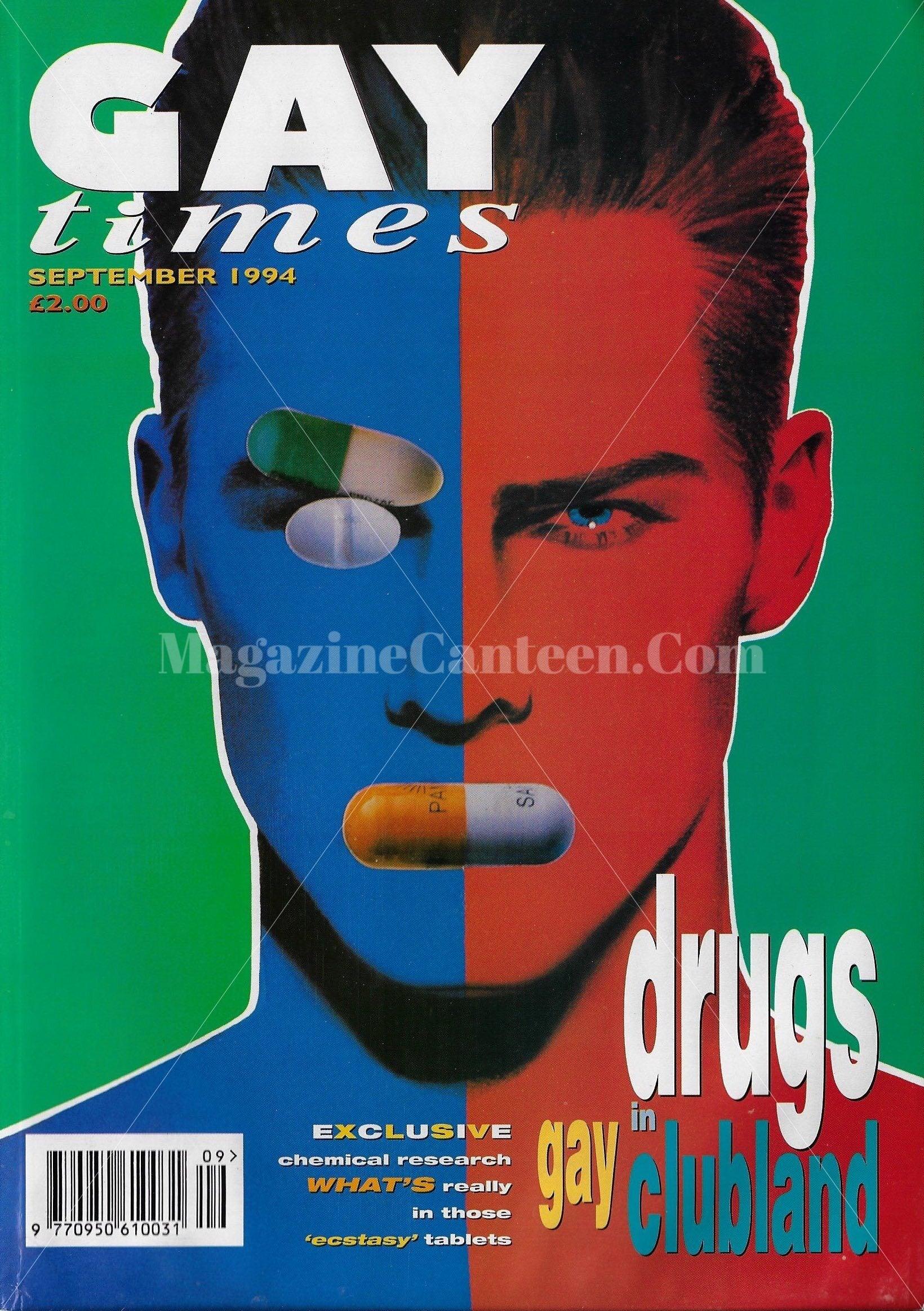 Gay Times Magazine - Drugs Trademark – magazine canteen