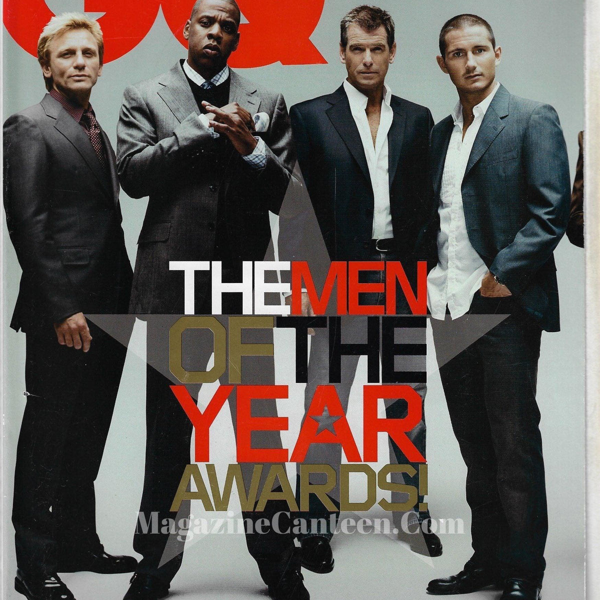 GQ Magazine October 2005 - Daniel Craig Pierce Brosnan – magazine canteen