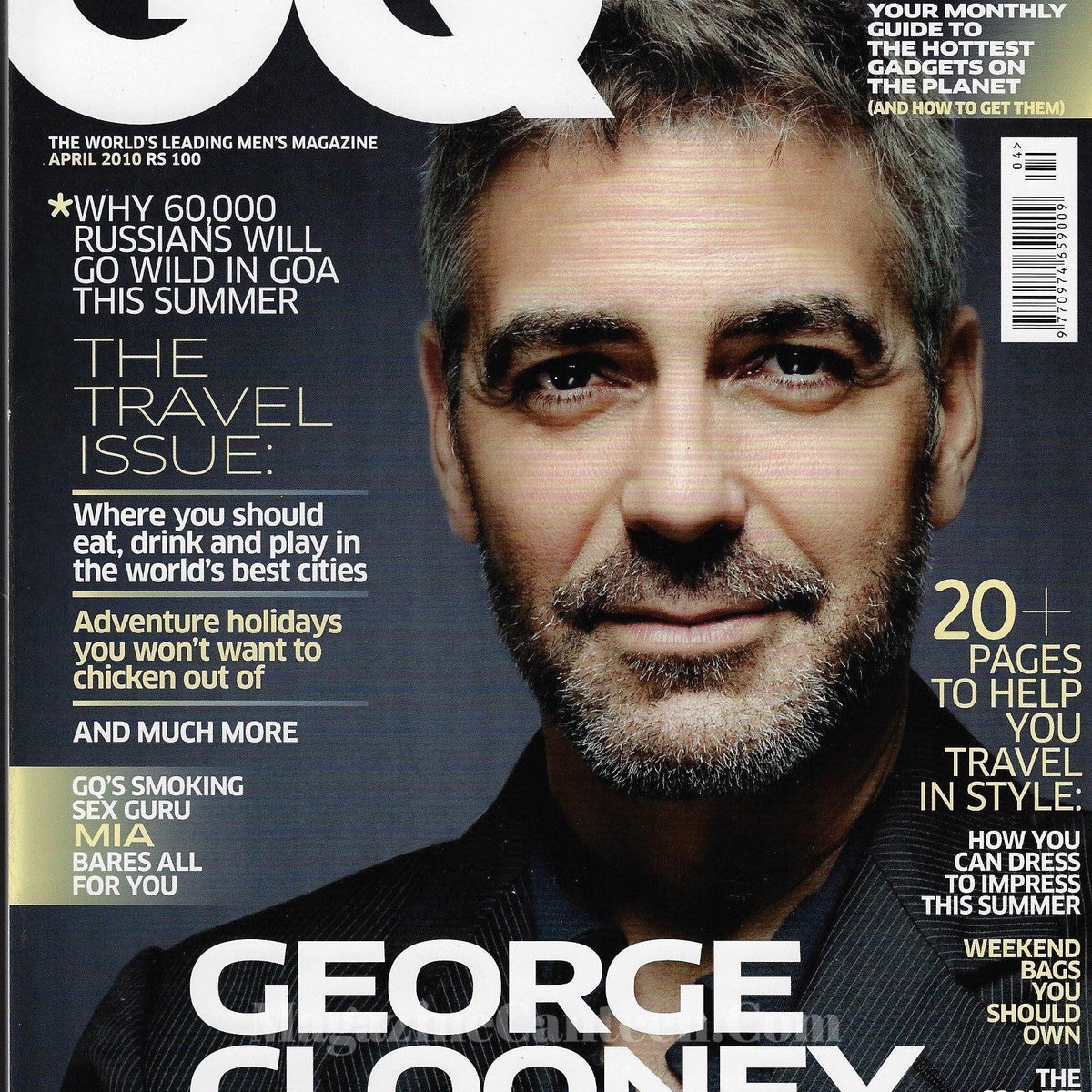 GQ Magazine India - George Clooney – magazine canteen
