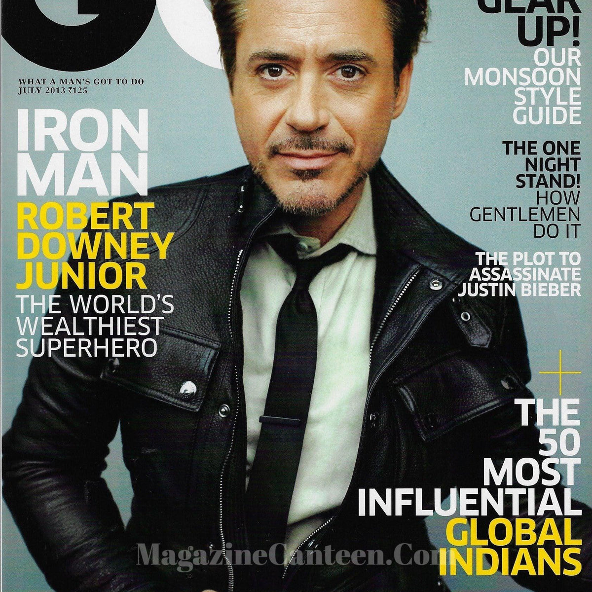 GQ Magazine India - Robert Downey Jr – magazine canteen