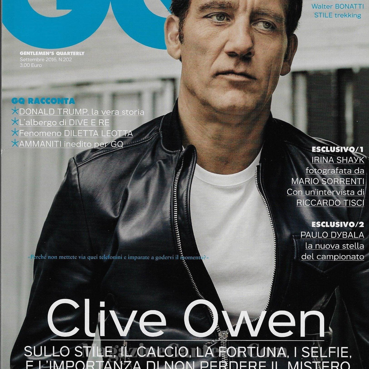 GQ Magazine Italia - Clive Owen – magazine canteen