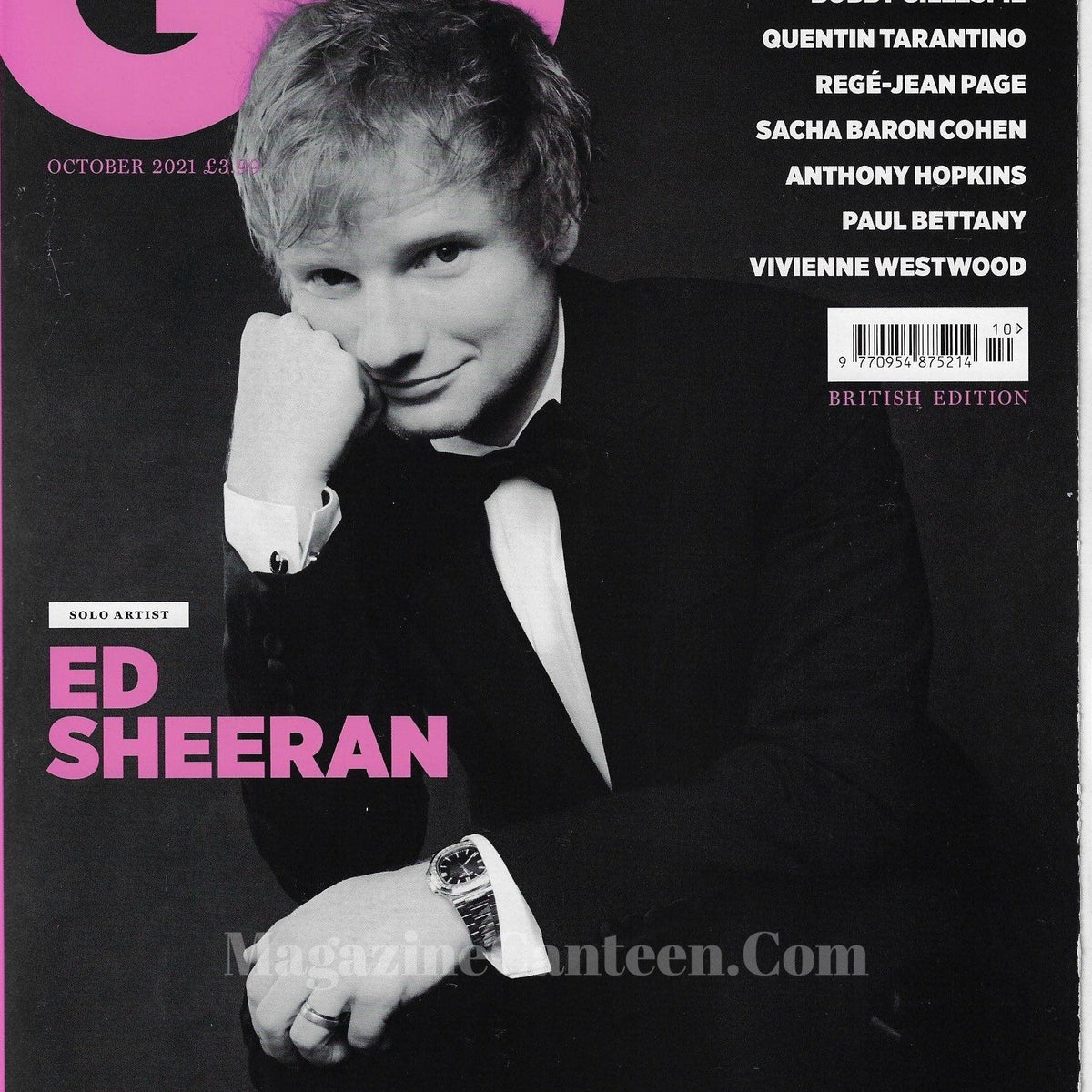 GQ Magazine October 2021 - Ed Sheeran – magazine canteen
