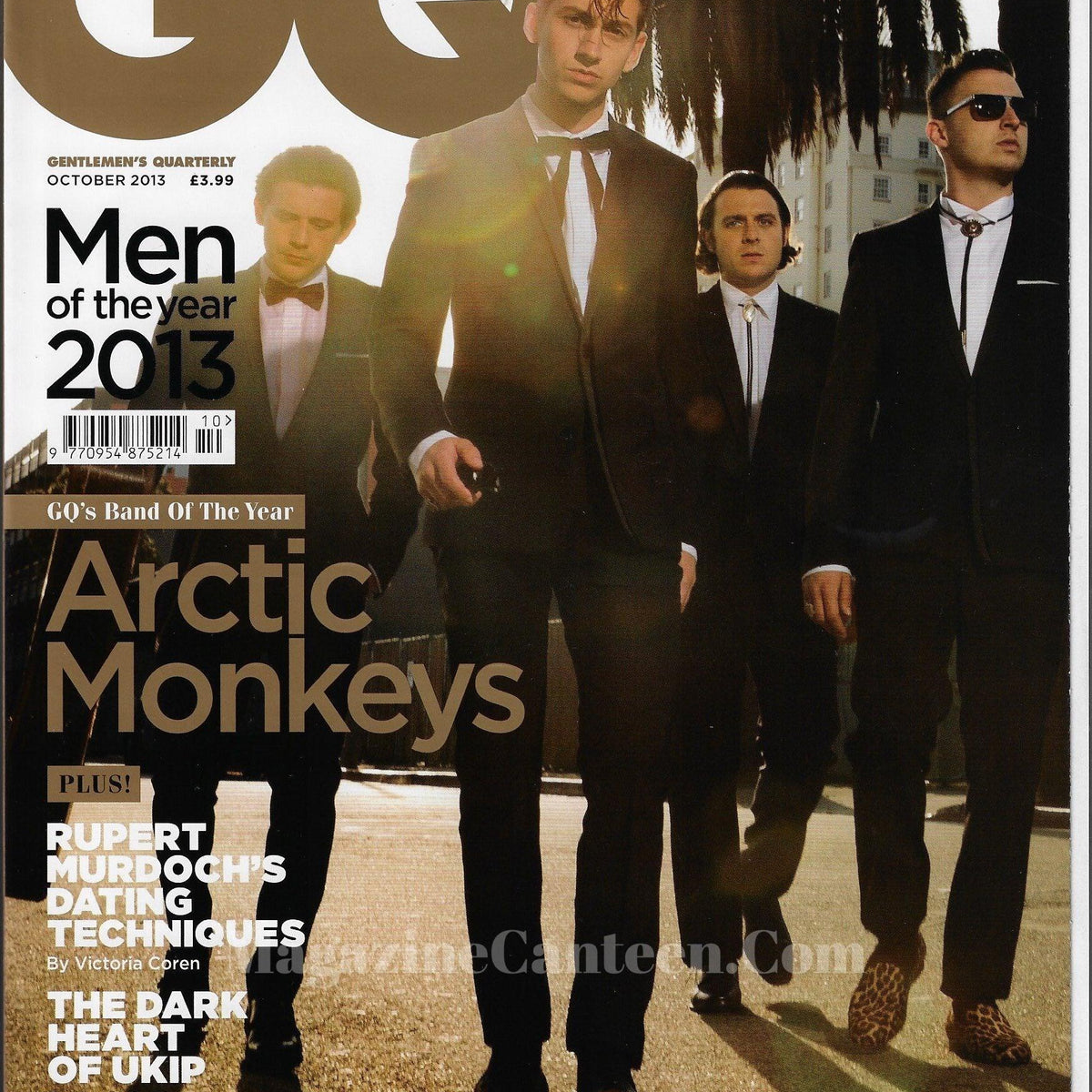GQ Magazine October 2013 - The Arctic Monkeys A – magazine canteen