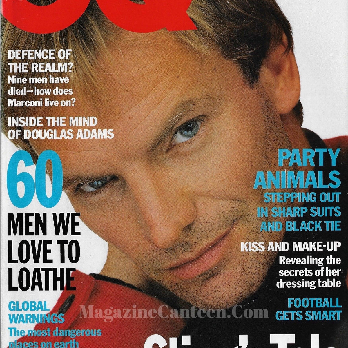 GQ Magazine December 1991 - Sting – magazine canteen