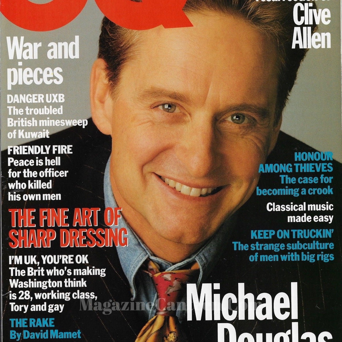 GQ Magazine May 1992 - Michael Douglas – magazine canteen