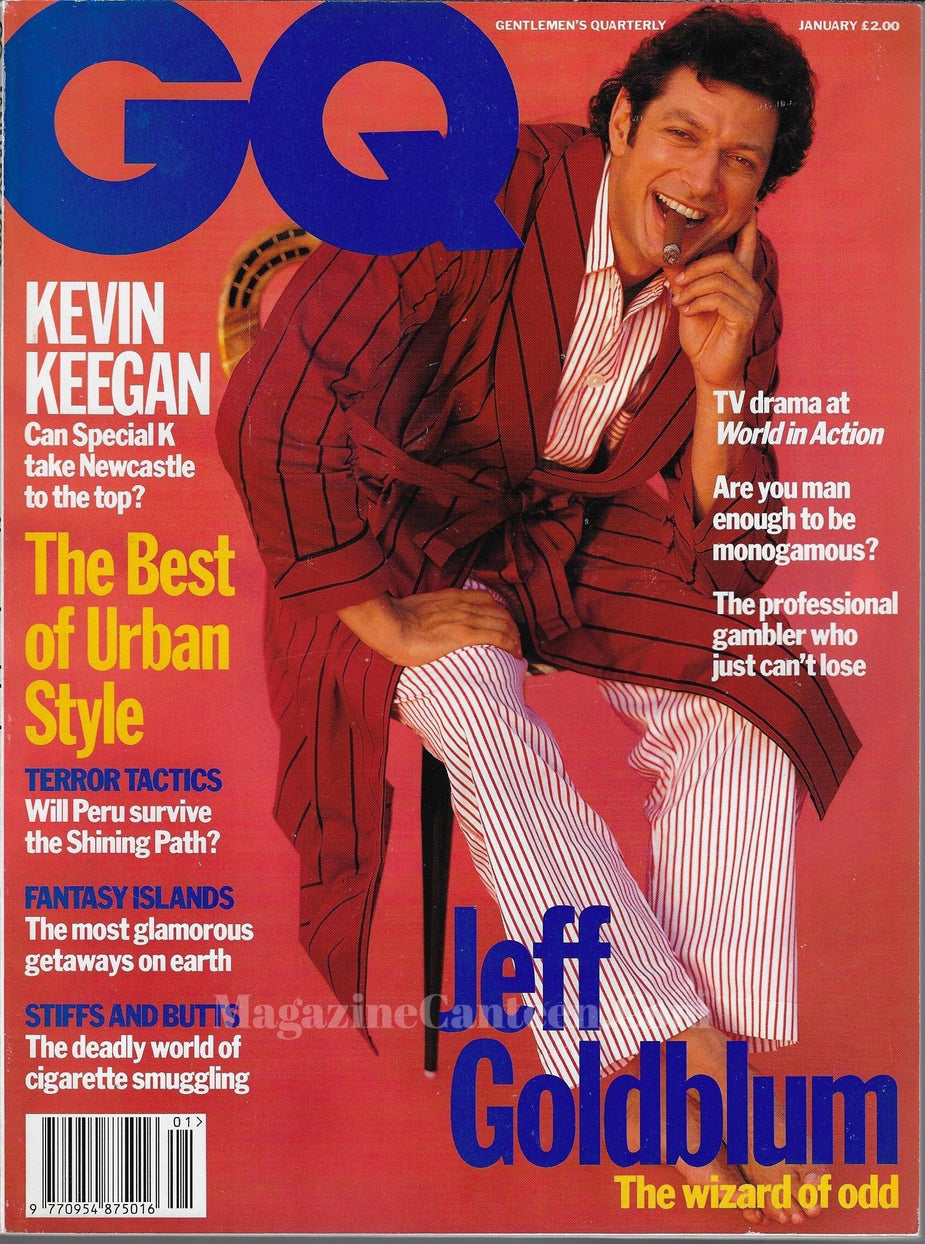 GQ Magazine January 1993 - Jeff Goldblum – magazine canteen