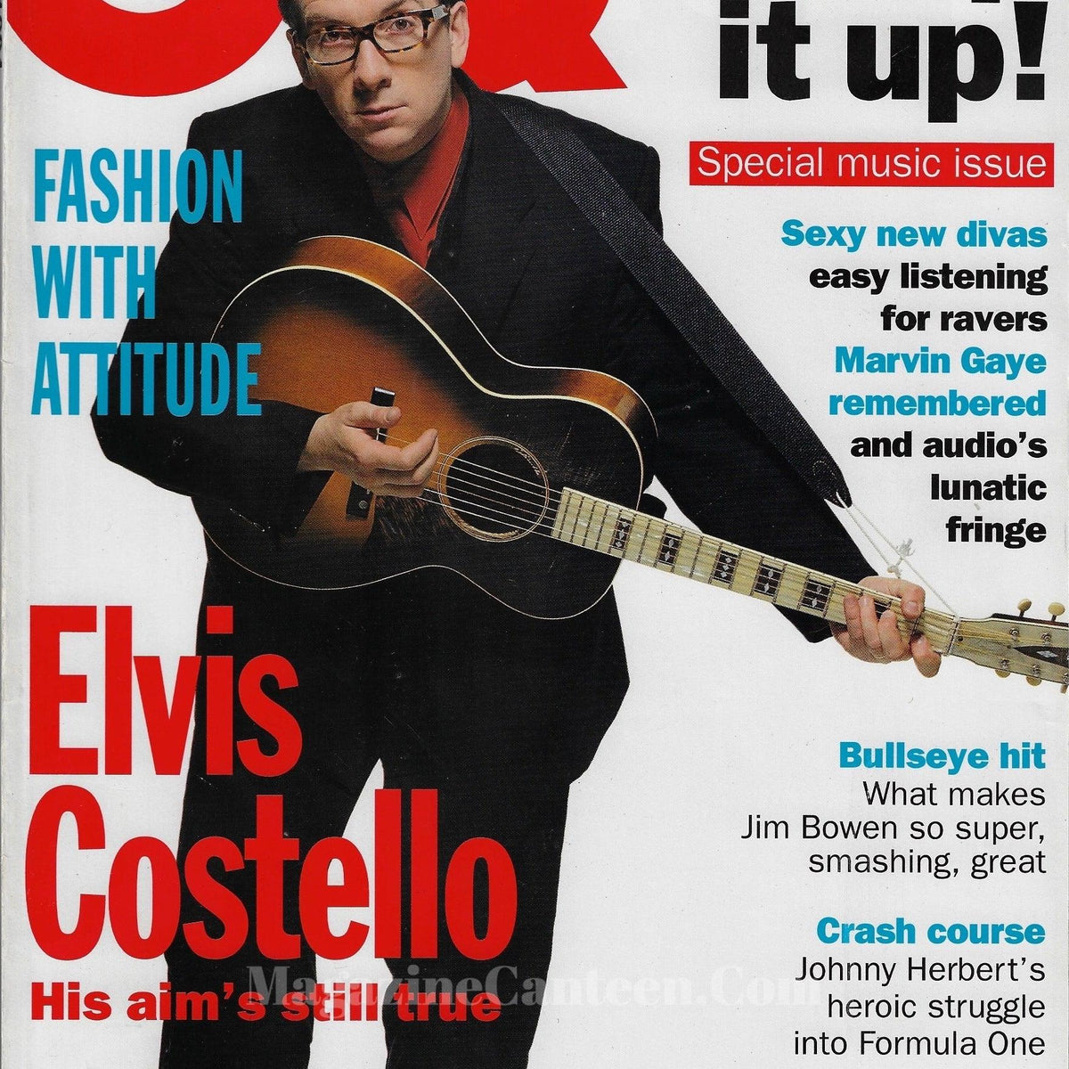 GQ Magazine April 1994 - Elvis Costello – magazine canteen