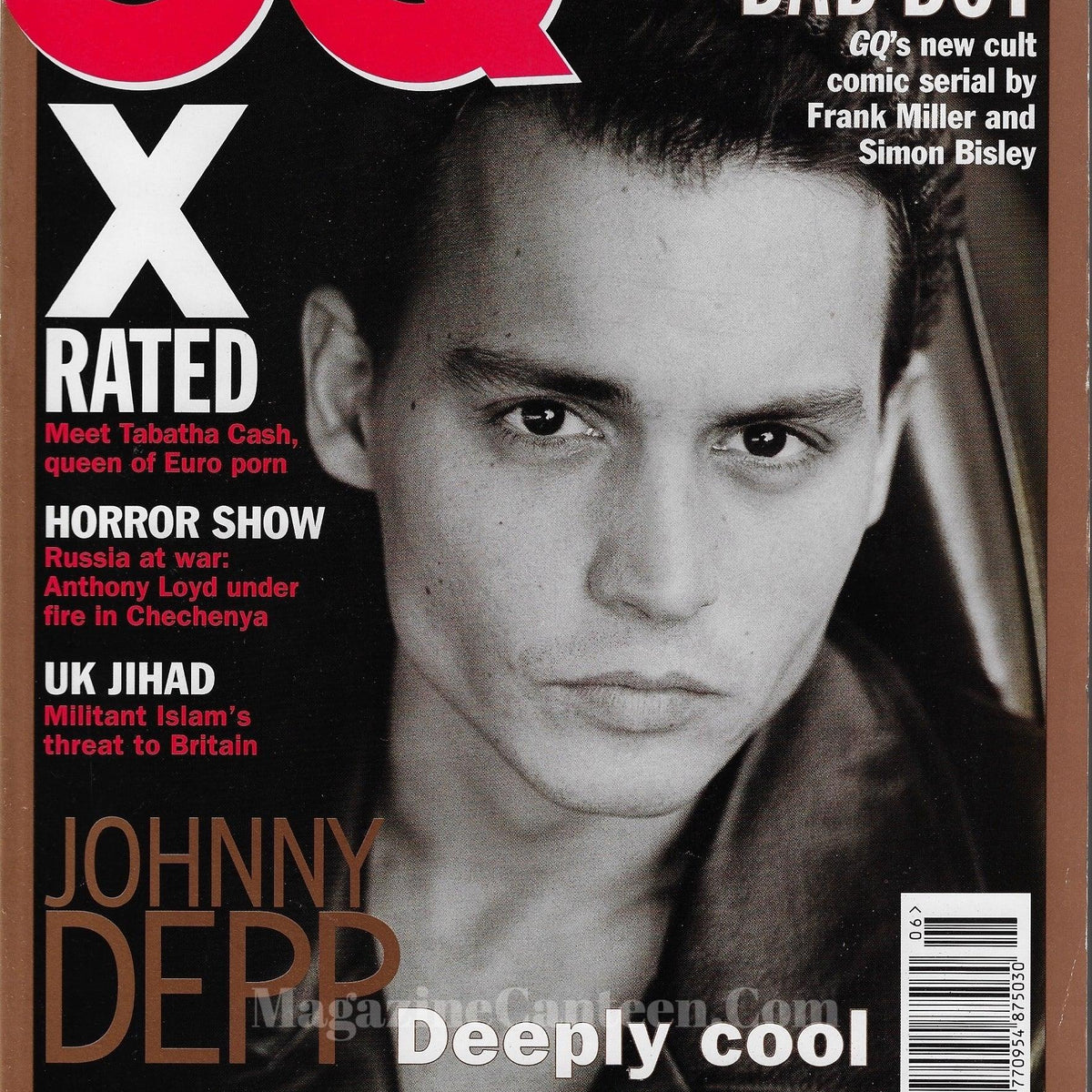 GQ Magazine June 1995 - Johnny Depp – magazine canteen
