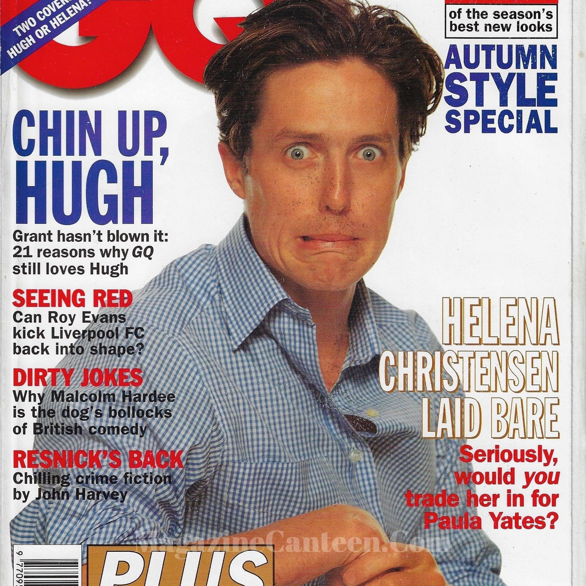 GQ Magazine September 1995 - Hugh Grant – magazine canteen