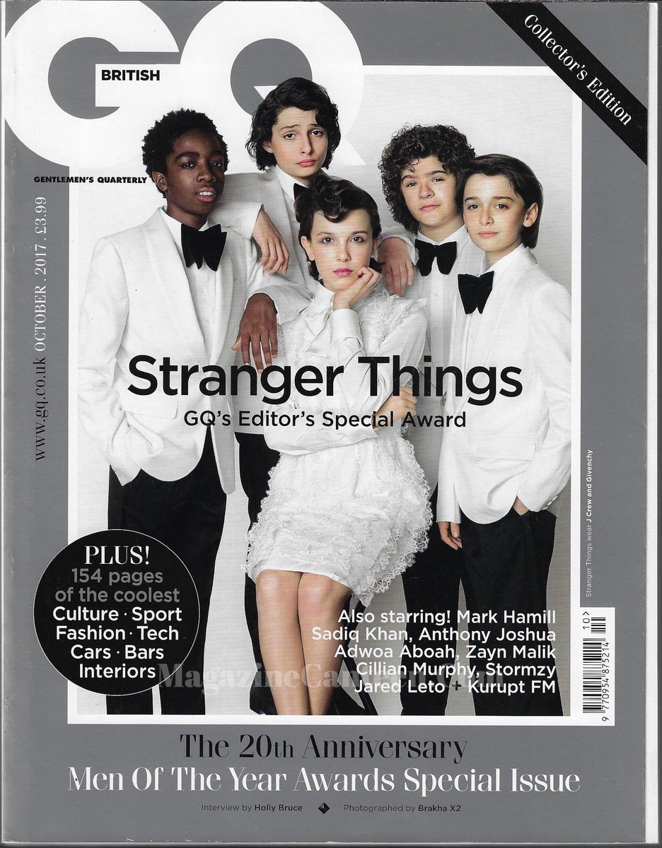 GQ Magazine October 2017 - Stranger Things – magazine canteen