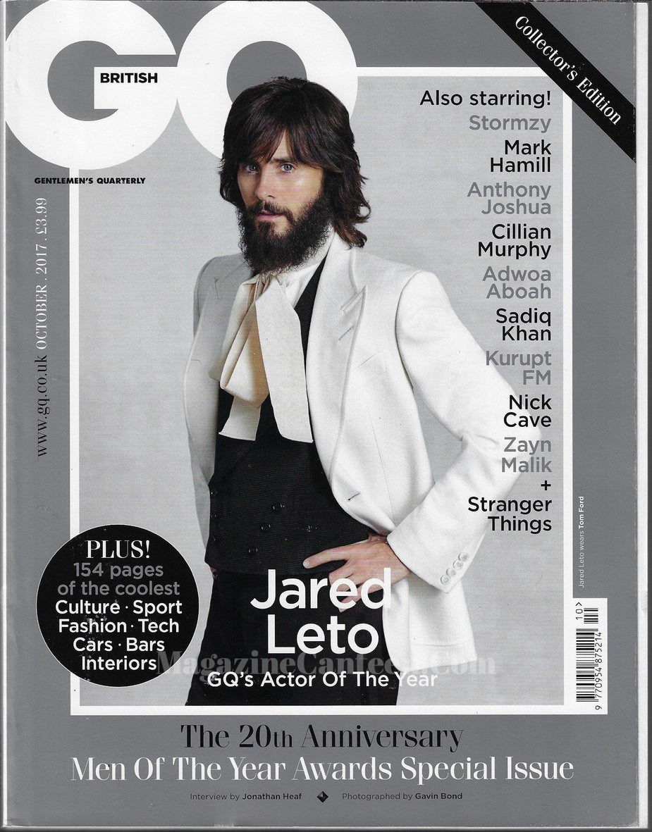 GQ Magazine October 2017 - Jared Leto – magazine canteen