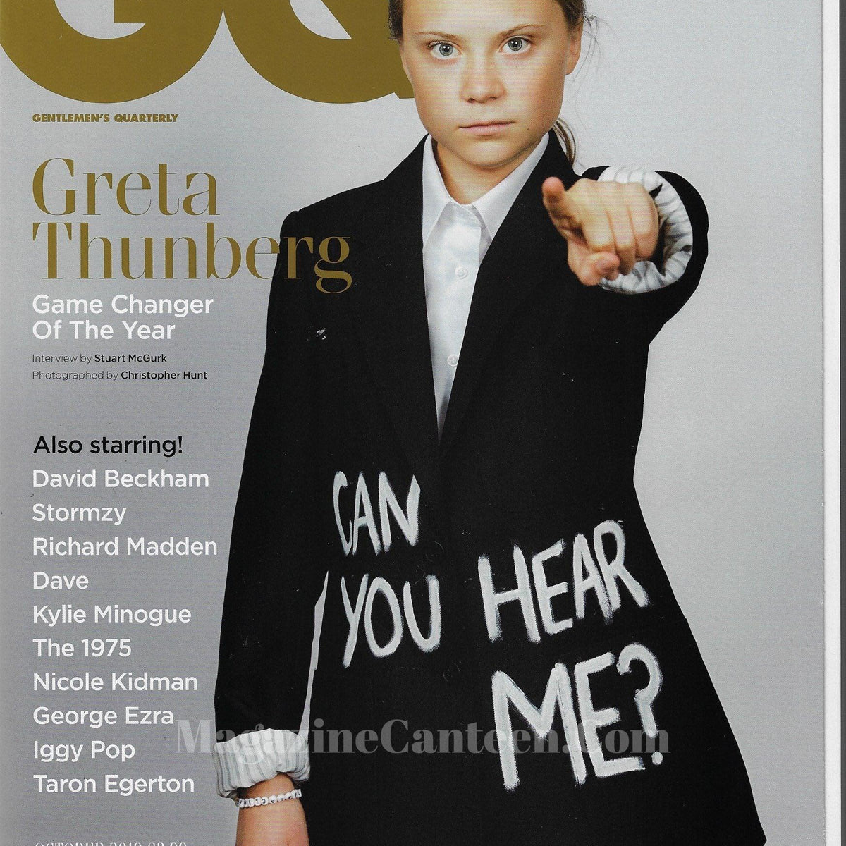 GQ Magazine October 2019 - Greta Thunberg – magazine canteen