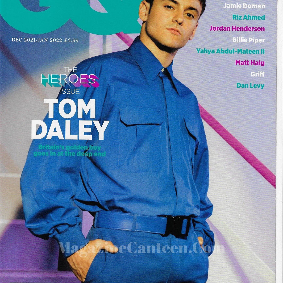 GQ Magazine December 2021 - Tom Daley – magazine canteen