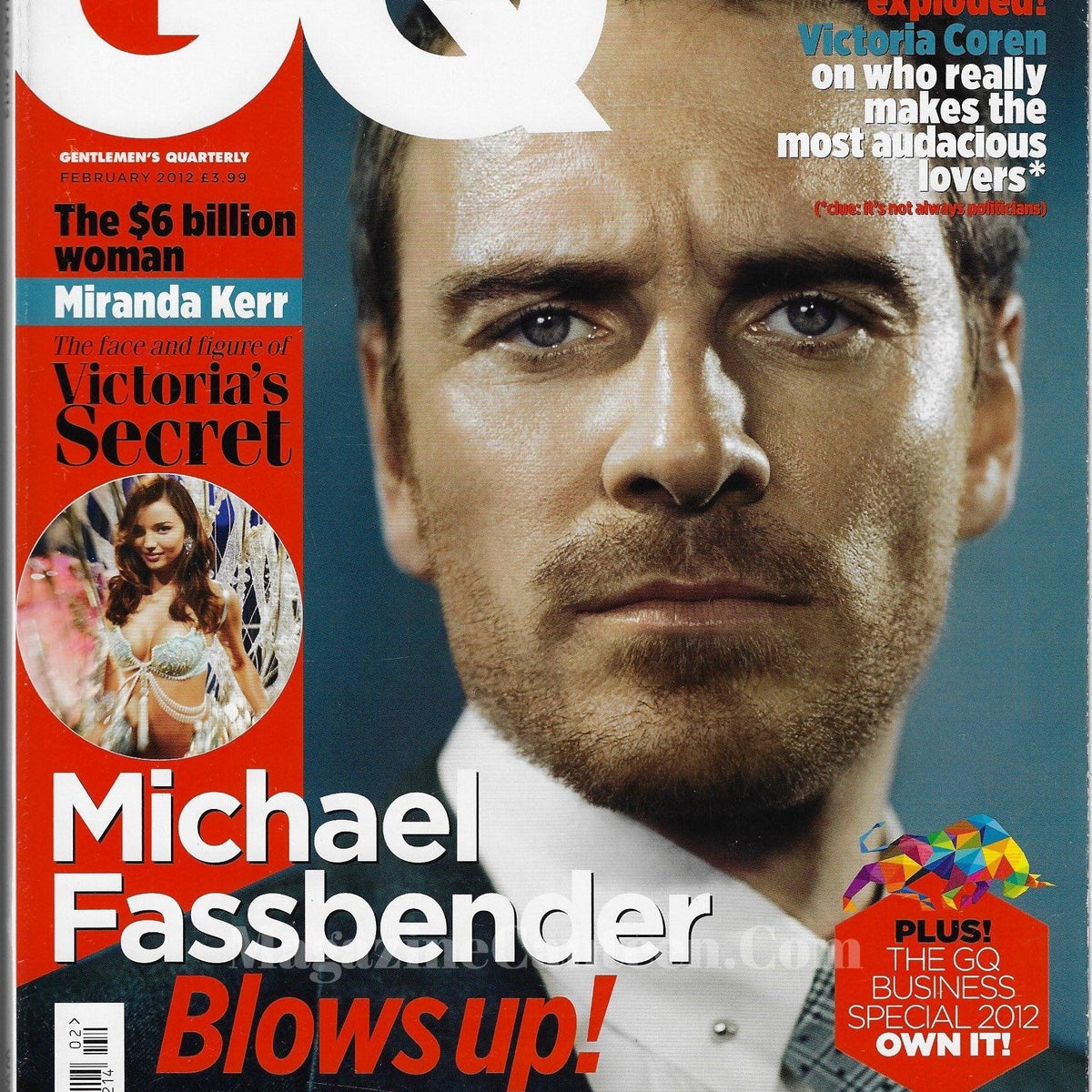 GQ Magazine February 2012 - Michael Fassbender Victoria's Secret ...