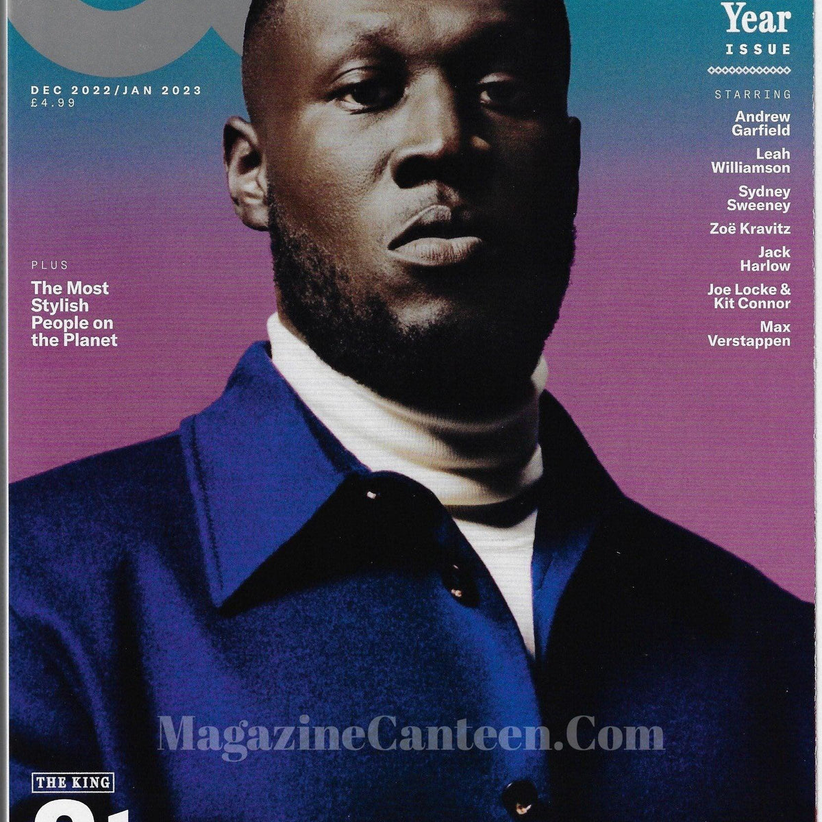 GQ Magazine December 2022 - Stormzy – magazine canteen