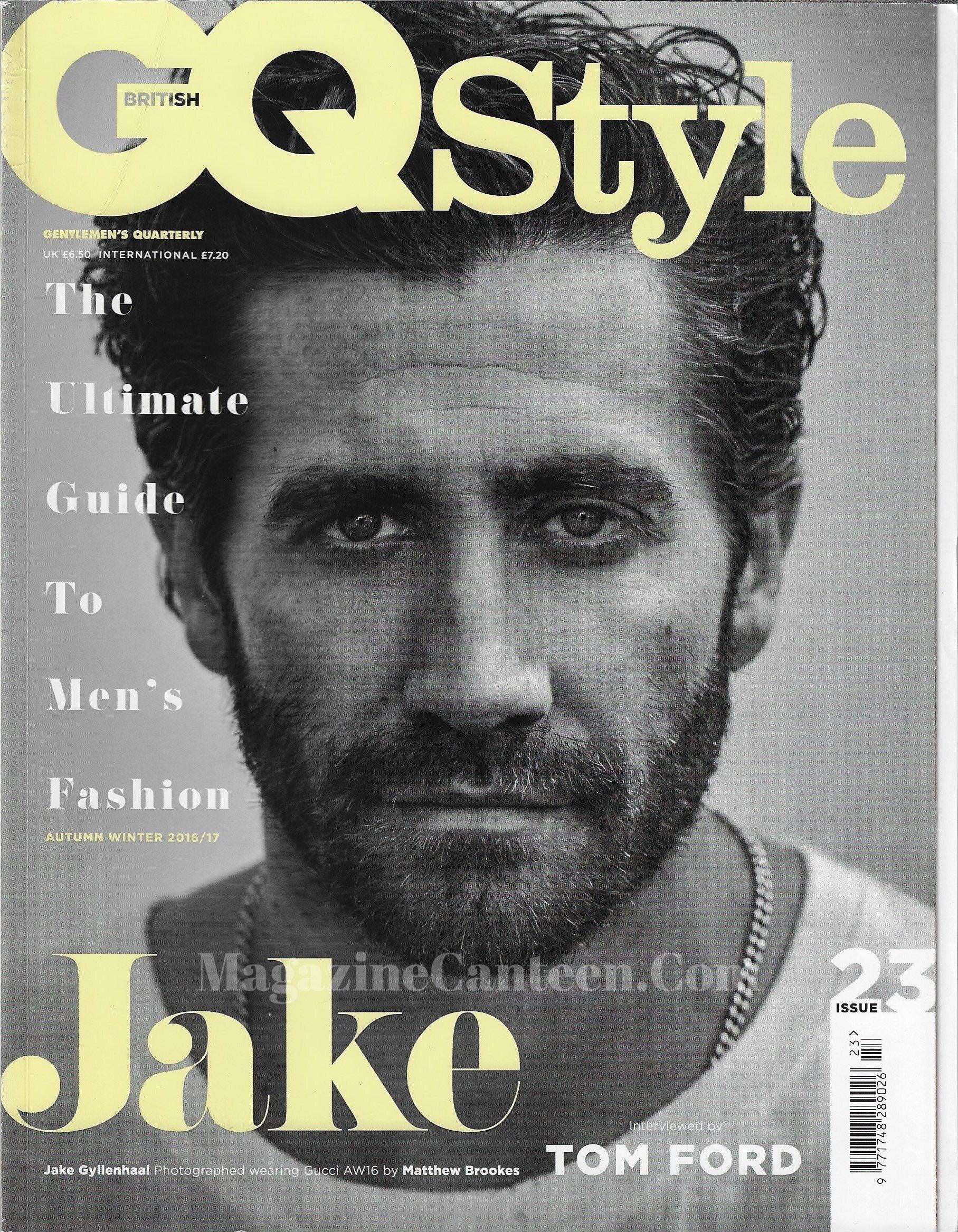 GQ Style Magazine 23 - Jake Gyllenhaal – magazine canteen