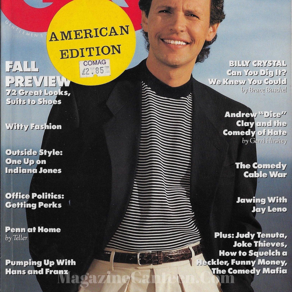 GQ Magazine USA - Billy Crystal – magazine canteen