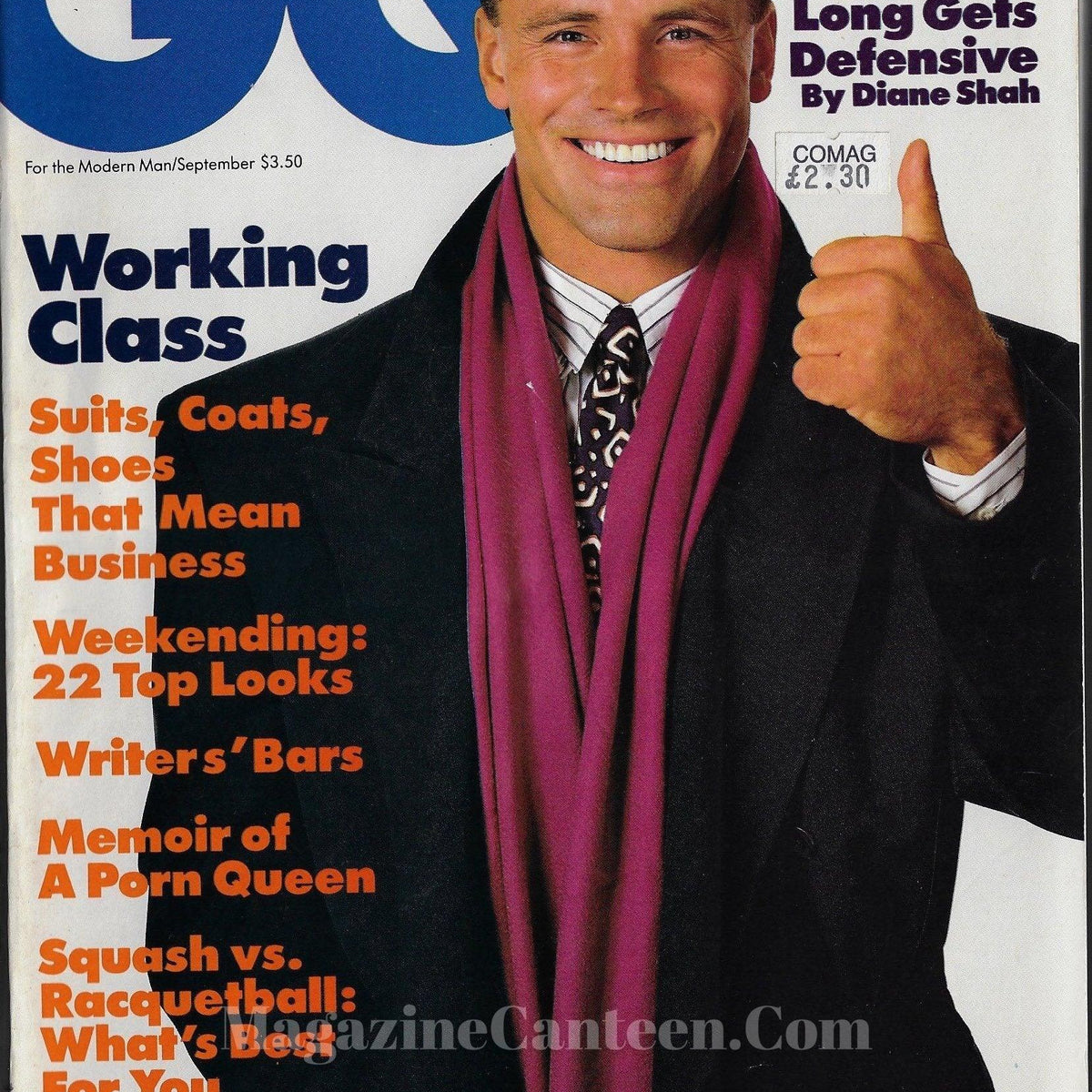 GQ Magazine USA - Howie Long – magazine canteen