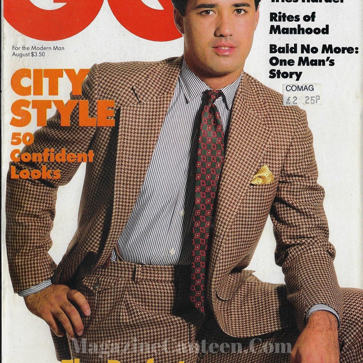 GQ Magazine USA - Ron Darling Kevin Bacon – magazine canteen