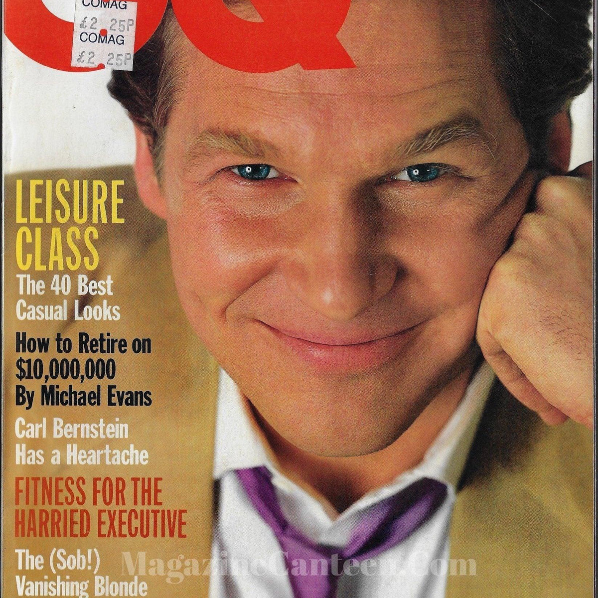 GQ Magazine USA - Jeff Bridges Bruce Hulse – magazine canteen