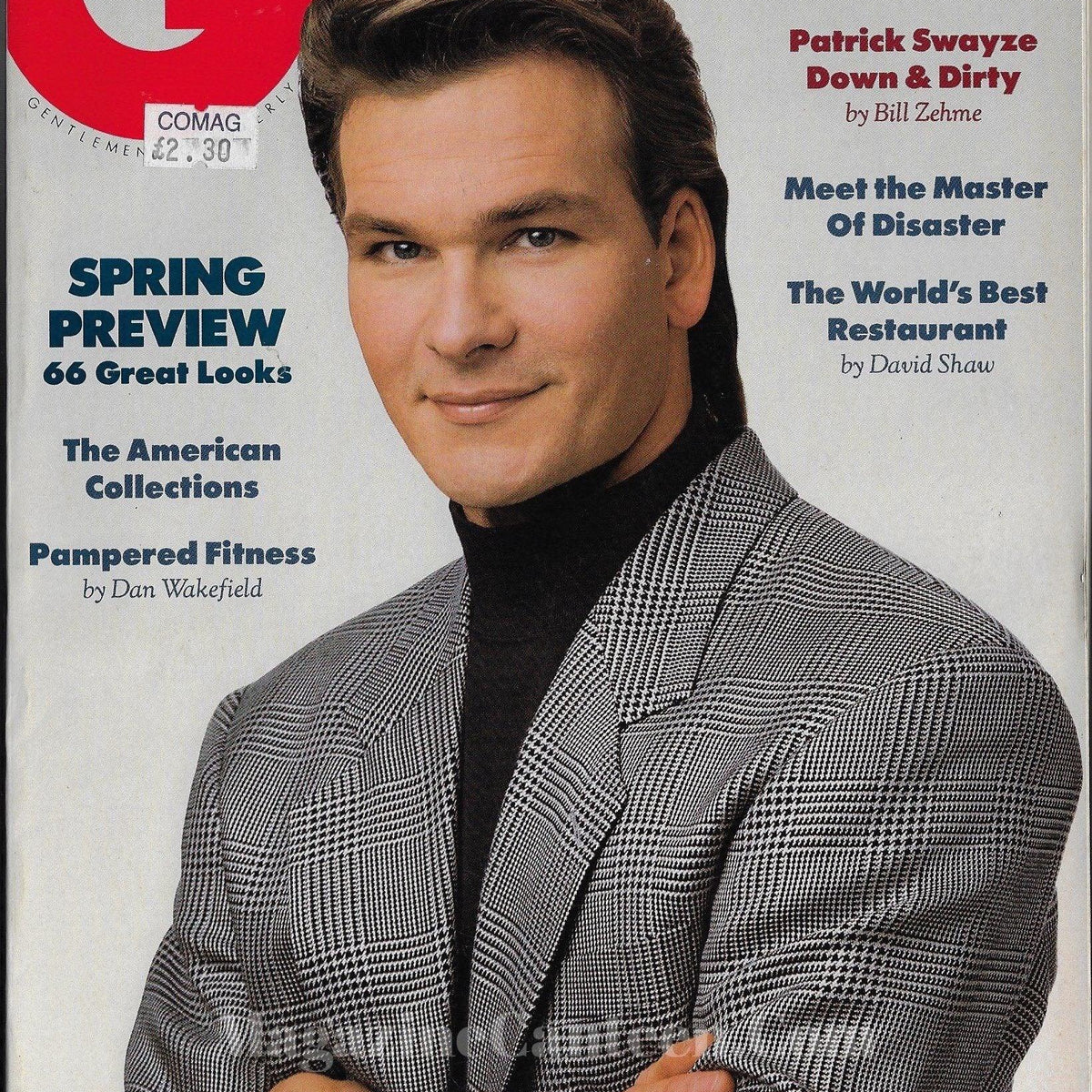 GQ Magazine USA - Patrick Swayze – magazine canteen