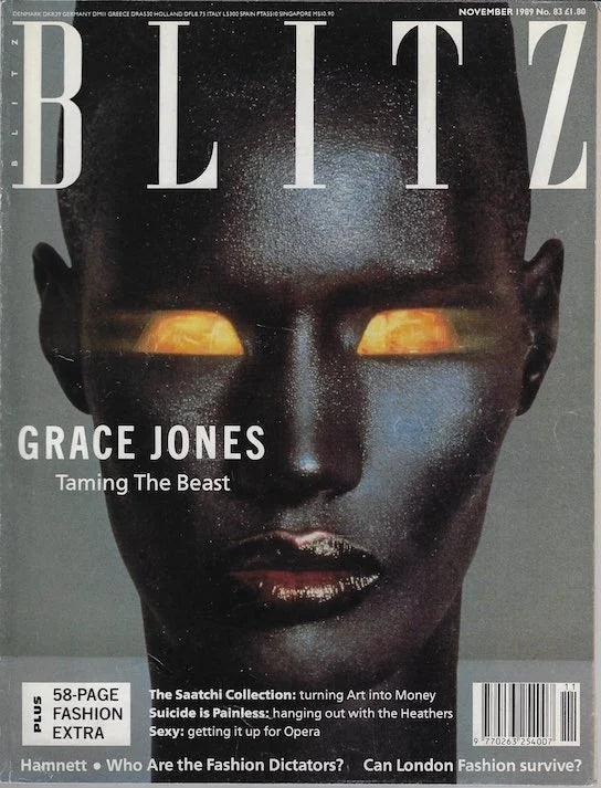 Blitz Magazine - Grace Jones Katharine Hamnett Bodymap – magazine canteen