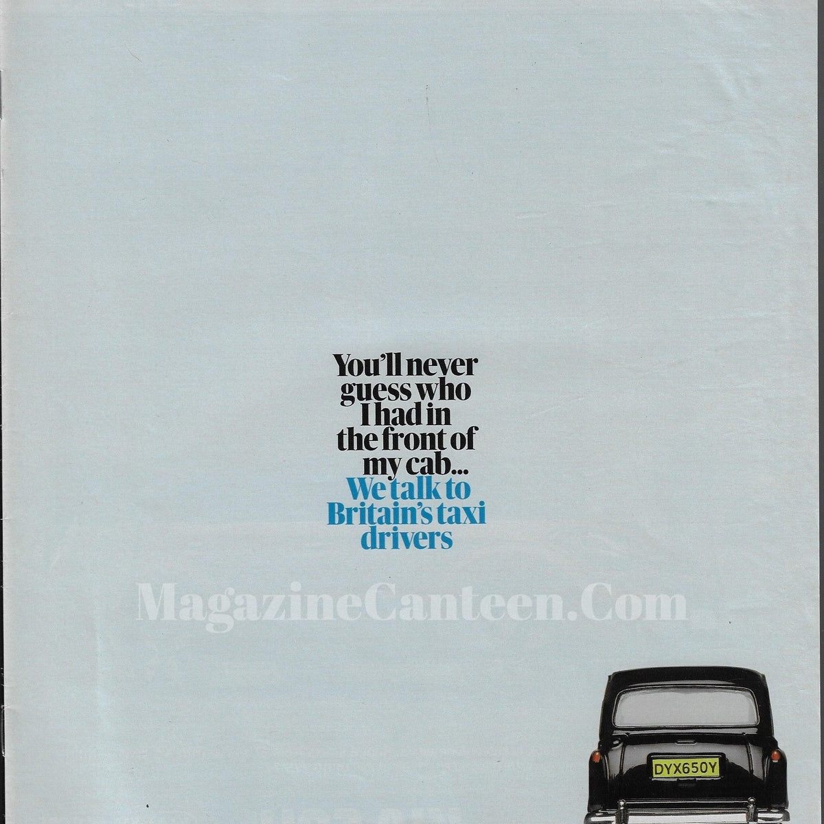 Guardian Magazine - Alan Dale – magazine canteen