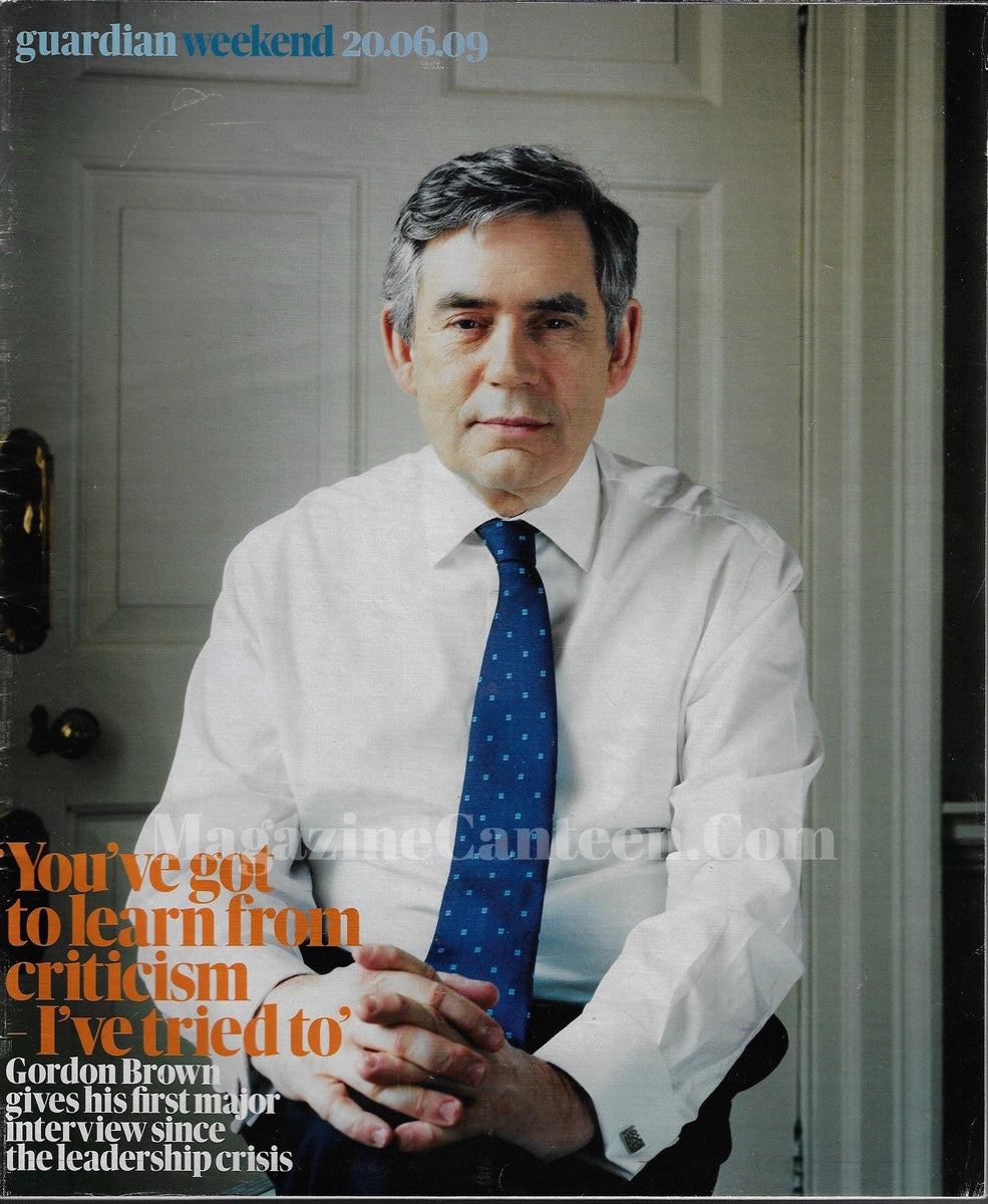Guardian Magazine - Gordon Brown – magazine canteen